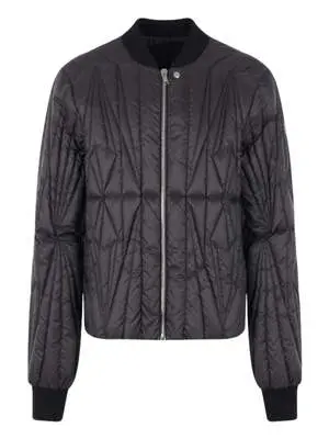 Moncler Geocamo Flight Down Jacket In Nylon - Black