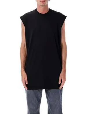 Rick Owens Sleeveless Tarp T-shirt - Black
