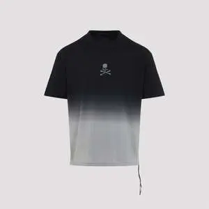 MASTERMIND Skull-print Dipped T-shirt - Black