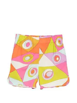 Emilio Pucci Geometric Print Mini Shorts - Multicolor