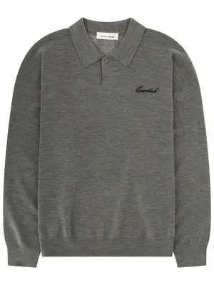 Fear Of God Wool Knit Long Sleeve Polo Sweater