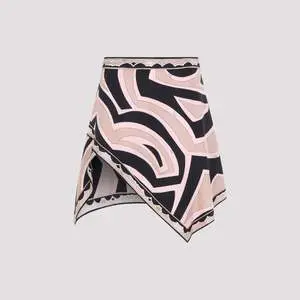 Emilio Pucci Printed Silk-twill Mini Skirt - Multicolour