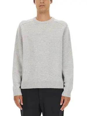 Theory Wool & Cashmere Blend Crew Neck T-shirt - Grey