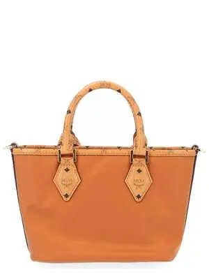 Mcm Aren X-mini Tote Bag - Buff
