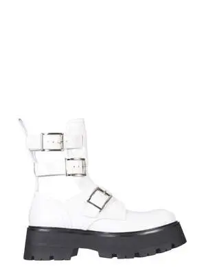 Alexander Mcqueen Buckled Shoes For Men