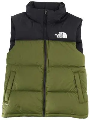 The North Face Colorblock Puffer Vest - Green