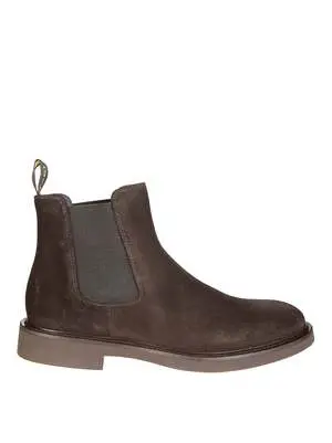 DOUCAL'S Suede Chelsea Ankle Boots - Marrone