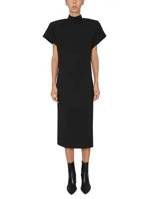 Max Mara Nandina High Neck Dress - Black