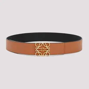 Loewe LOEWE Reversible Leather Belt Brown