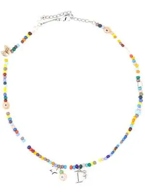 Dsquared2 Bead And Shell Necklace - Multicolour