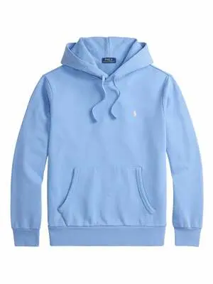 Ralph Lauren Classic Cotton Pullover Hoodie - Light Blue