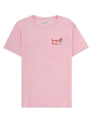 MC2 SAINT BARTH Mini Cotton T-shirt - Pink
