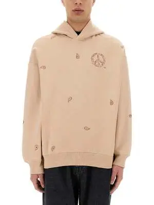 Emporio Armani Embroidered Cotton Sweatshirt
