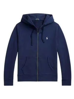 Polo Ralph Lauren Fleece Zip-up Hoodie With Embroidered Logo