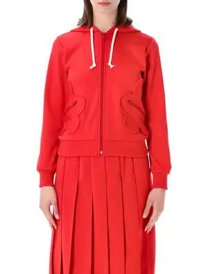 Comme Des Garçons Satin Balloon Mini Dress - Red