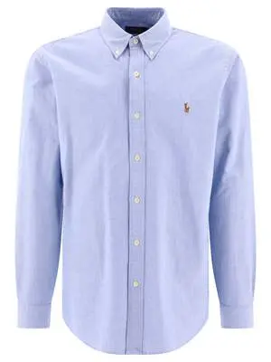 Polo Ralph Lauren Custom-fit Oxford Shirt - Blue