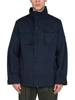 LARDINI BY YOSUKE AIZAWA High Neck Double Fabric Jacket