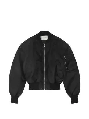 ENTIRE STUDIOS Quilted Lined Zip-up Jacket - Black
