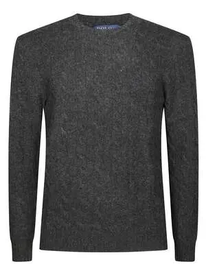 Polo Ralph Lauren Classic Cable Knit Crewneck Sweater - Nero