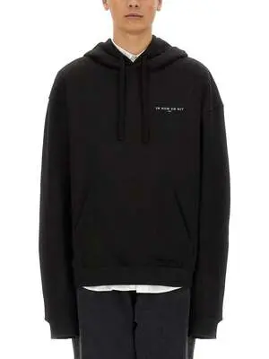 IH NOM UH NIT Graphic Print Hoodie - Black