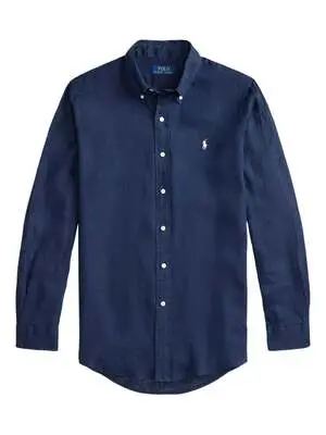 Polo Ralph Lauren Polo Ralph Lauren Custom-Fit Button-Down Long Sleeve Shirt - Size M Blu