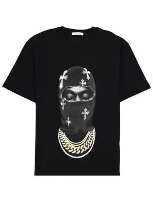 IH NOM UH NIT Mask Crosses-print T-shirt - Black