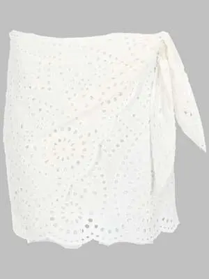 MC2 SAINT BARTH Embroidered Mini Skirt