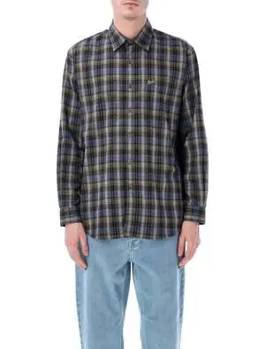 ERL Classic Plaid Button-up Shirt Size - Grey Check