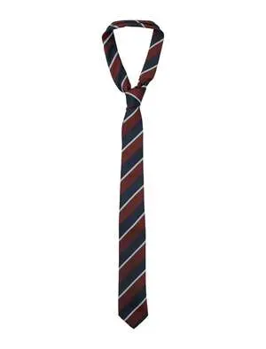 THE FRANKIE SHOP Striped Polyester Tie - Purple