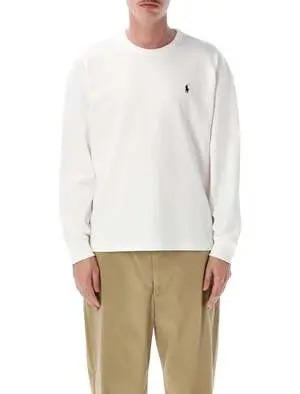 Polo Ralph Lauren Relaxed Fit Long-sleeve T-shirt For - White
