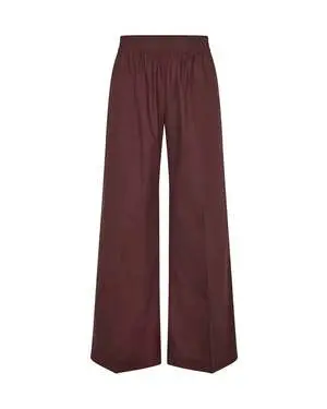 SAMSOE SAMSOE Wide Leg Organic Cotton Trousers