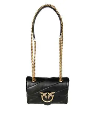 Pinko Mini Love Puff Crossbody Bag - Nero