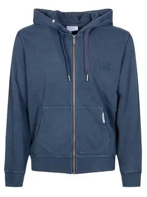 SUN 68 Full Zip Sweatshirt - Blu