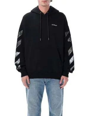 Off-White Metal Arrow Skate Hoodie Relaxed Fit - Black
