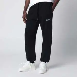 Off-White Heraldic Arrow Cuffed Sweatpants - Black
