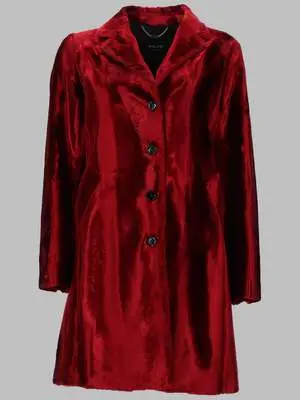 PALTO' Trench Coat - Red
