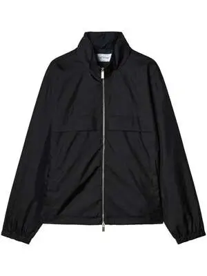 Off-White Jacquard Hooded Windbreaker Jacket For - Noco