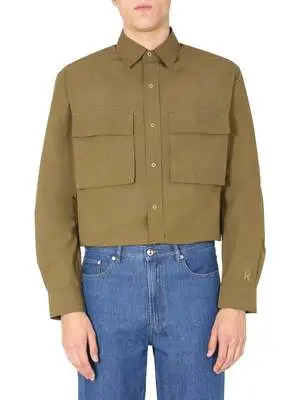 Kenzo Single Breasted Overshirts For Men