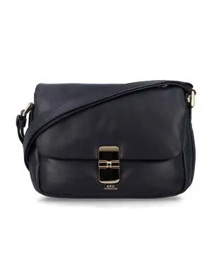 A.p.c. Cowhide Leather Mini Bag - Nero
