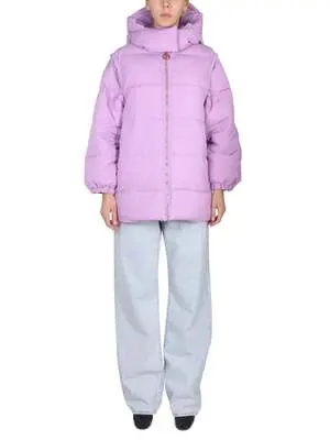 PATOU Detachable Sleeves Puffer Coat - Pink