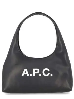 A.p.c. Baby Ninon Shoulder Bag - Black