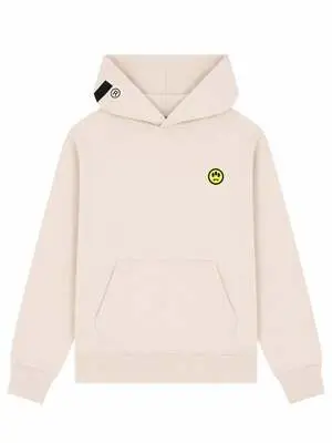 BARROW Oversized Cotton Hoodie With Logo Detail