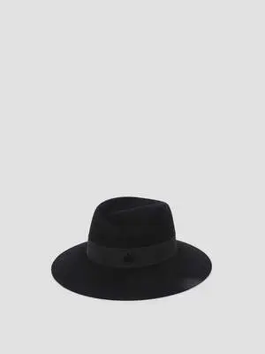 MAISON MICHEL Timeless Waterproof Felt Hat - Black