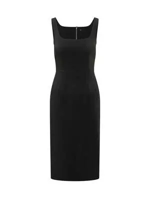 Dolce & Gabbana Stylish Suit With Zip Details - Nero