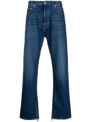 Off-White High-waist Straight-leg Jeans