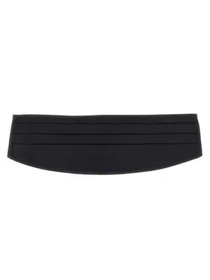 Dolce & Gabbana Silk Satin Cummerbund - Black