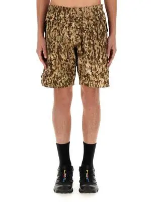 SOUTH2 WEST8 Printed Poly Stretch Bermuda Shorts - Multicolour