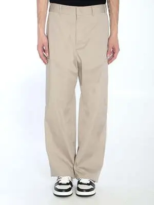Fendi Summer Lightweight Trousers For - Stone