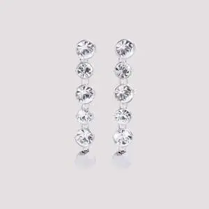 JEAN PAUL GAULTIER Crystal Drop Earrings - Metallic
