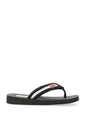 Kenzo Logo Slide Sandals With 3 Cm Sole